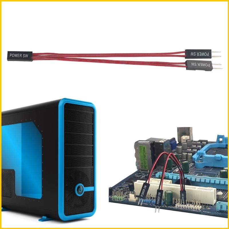 Moon Desktop Computer Power Switches Power Supply Control Adapter Cable ...