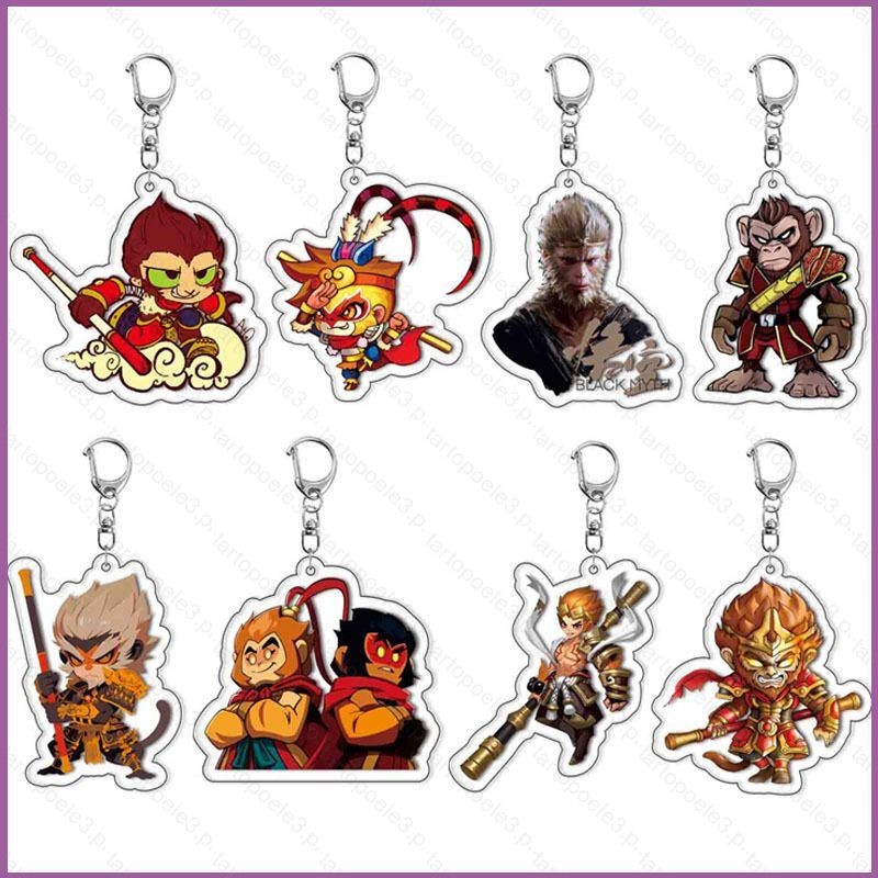Ellen Black Myth Wukong Game Peripherals Sun Wukong Acrylic Keychain ...