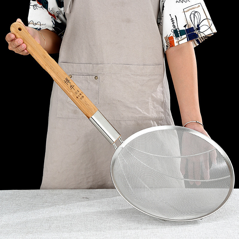 Stainless Steel Large Fence Dense Net Isolation Spoon Flour Filter Net ...