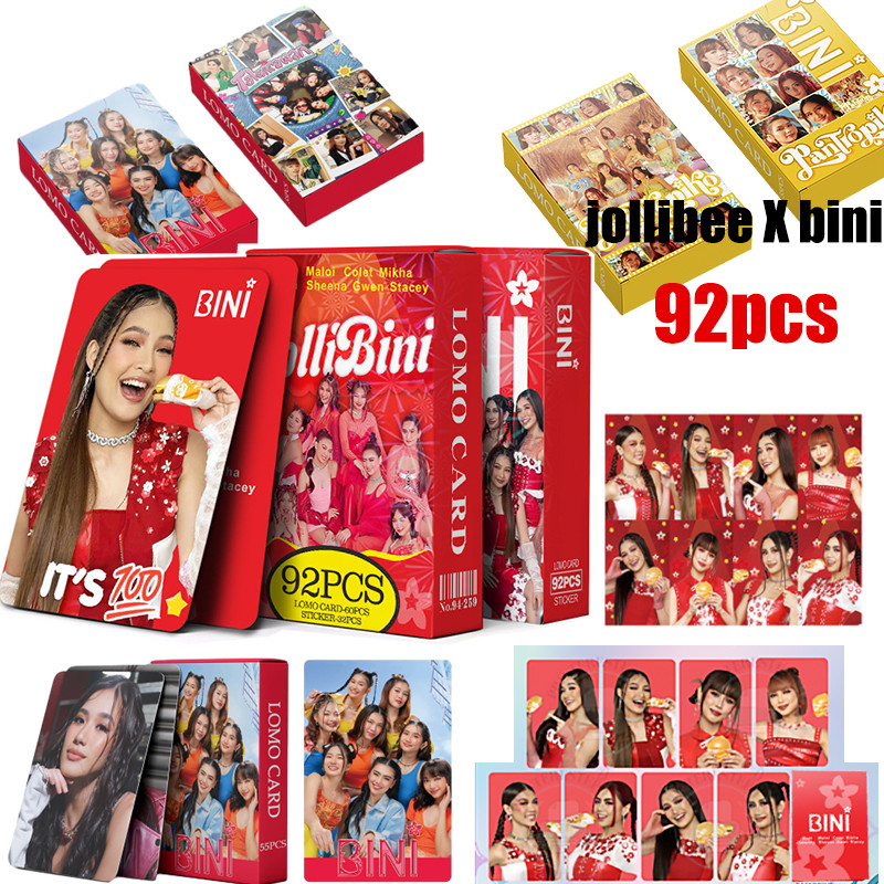 bini lomo cards jollibini photocards official photocard bini jollibee ...