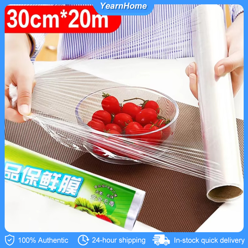 Kitchen Refrigerator Cling Film FOOD WRAP Plastic Wrap Fruits Food ...