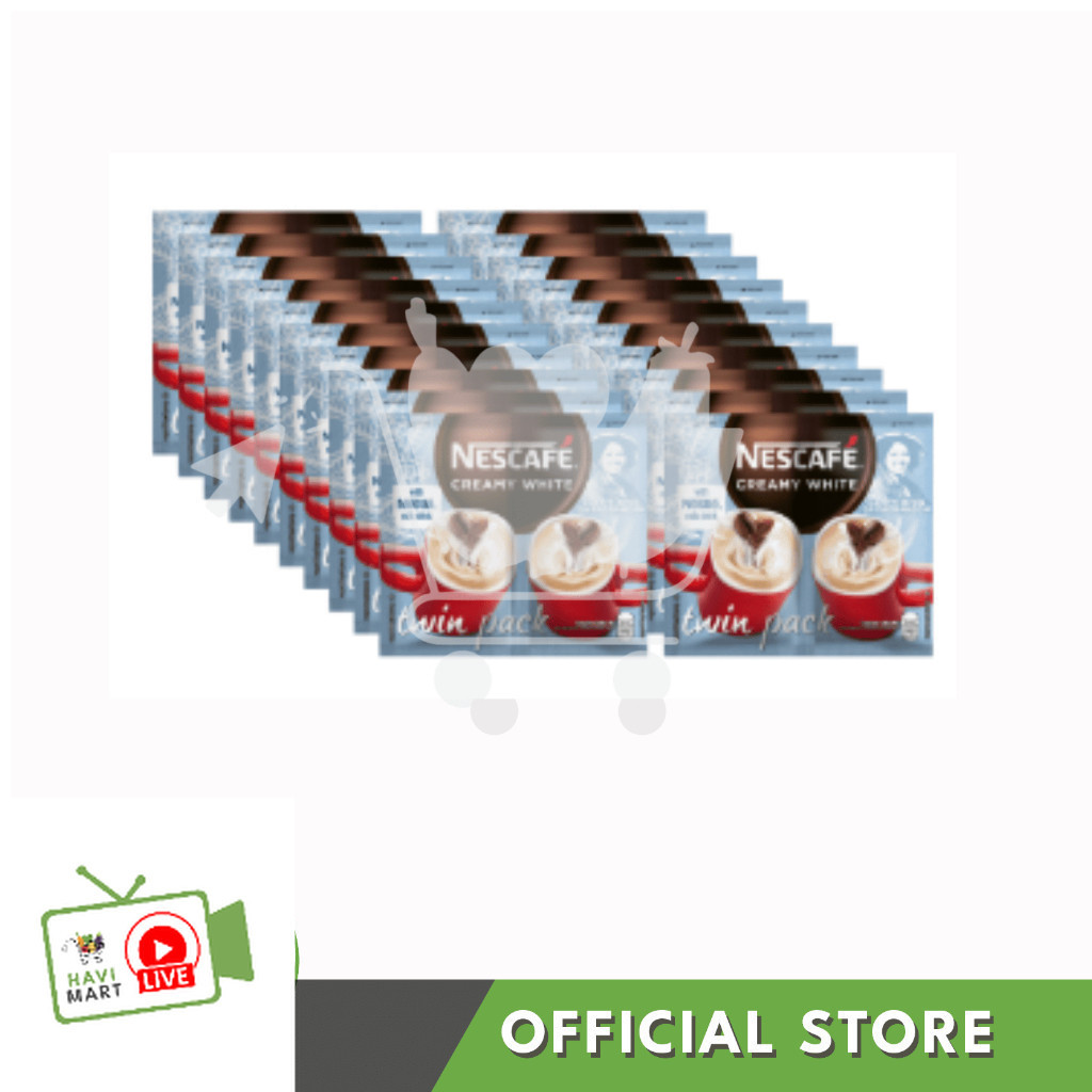 HAVI LIVE NESCAFE CREAMY WHITE TWIN PACK 3IN1 COFFEE 52G x 10PCS | Shopee Philippines