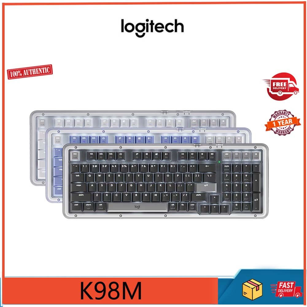 Logitech Amber Series K98M AI customized wireless mechanical keyboard ...