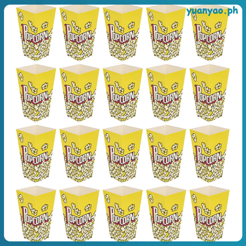 Popcorn Container Buckets Paper Bags Chocolate Box Tubs Movie Night ...