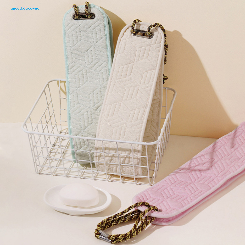 ag Long Handle Back Scrubber Hard-to-reach Areas Scrubber Double-sided ...