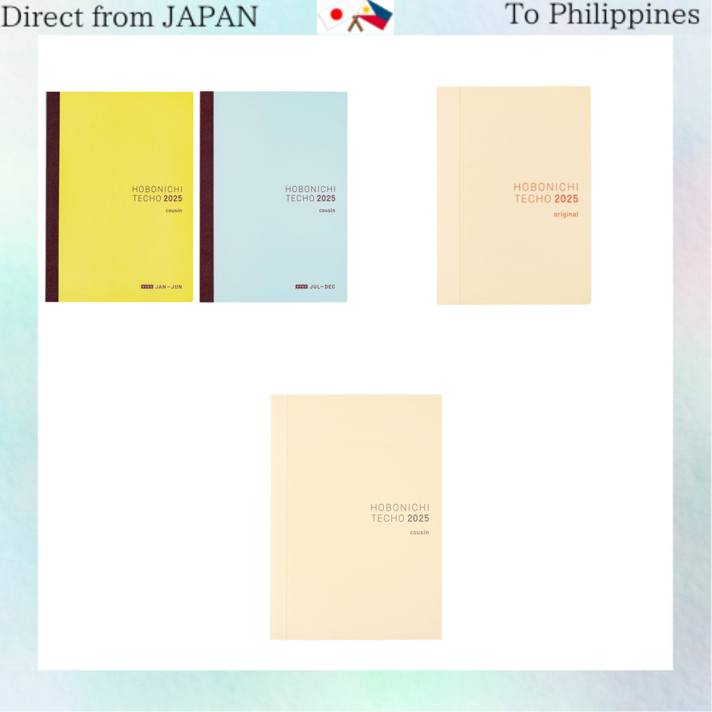 Japanese version Hobonichi Techo 2025 Techo Notebook A5(Cousin) A6 ...
