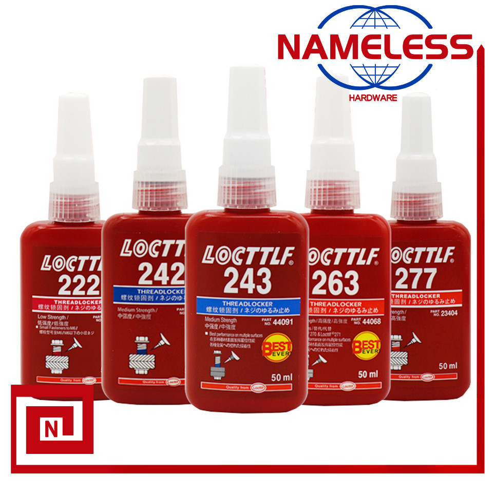 Industrial-strength LOCTTLF THREADLOCKER 222/243/277/272 Screw Glue 50ML | Shopee Philippines