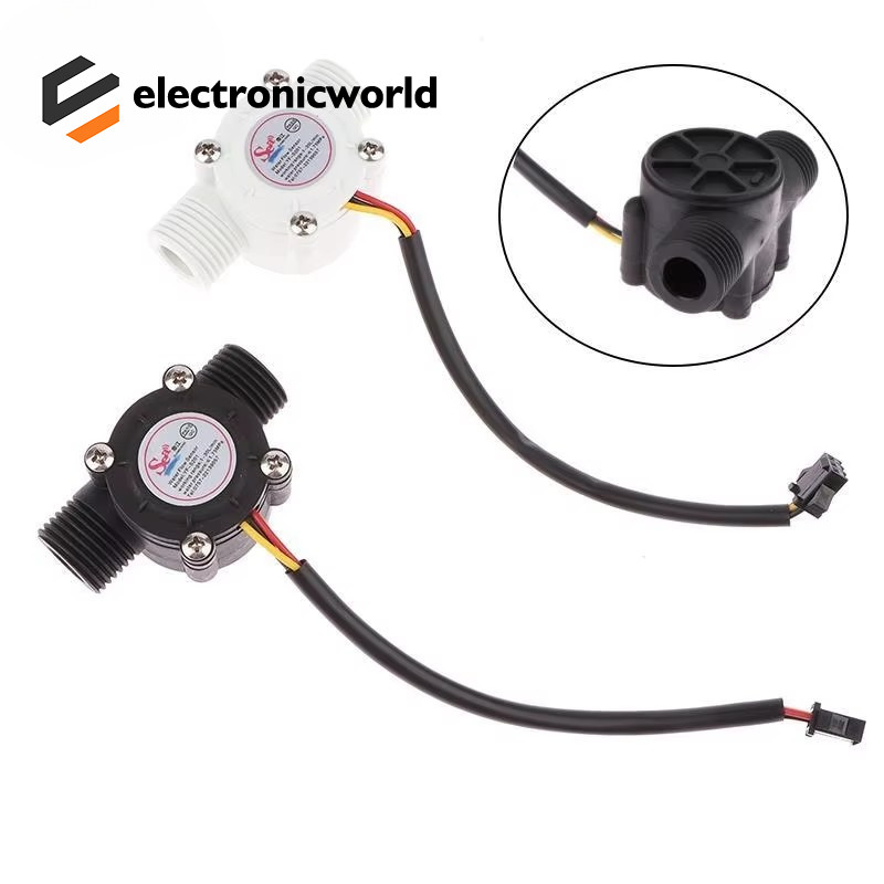 12V Water Flow Sensor DC 5-18V Flowmeter Hall Flow Sensor Water Control Liquid Flow Sensor ...