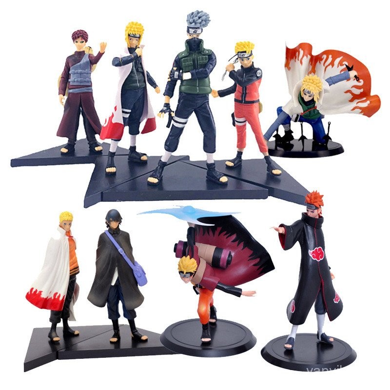 Naruto Hand-Made Vortex Naruto Payne Kakashi Sasuke Cartoon Blind Box ...