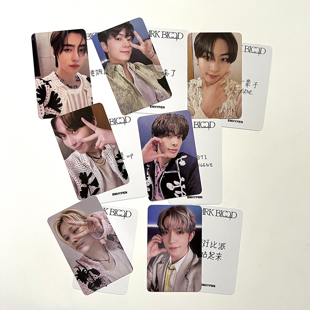 5-7pcs EN DARK BLOOD Lomo Card WORLD TOUR FATE PLUS IN JAKARTA Brought ...