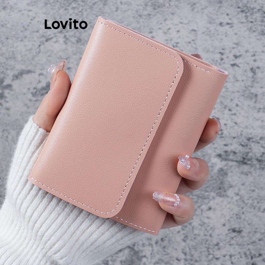 Lovito Women Plain Minimalist Purses LFA46283 | Shopee Philippines