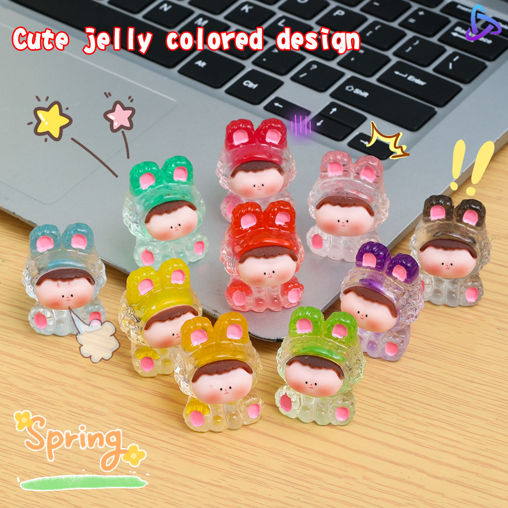 1/3Pcs Creative Gradient Anime Girl Lilith Figurines - Jelly Color Cute ...