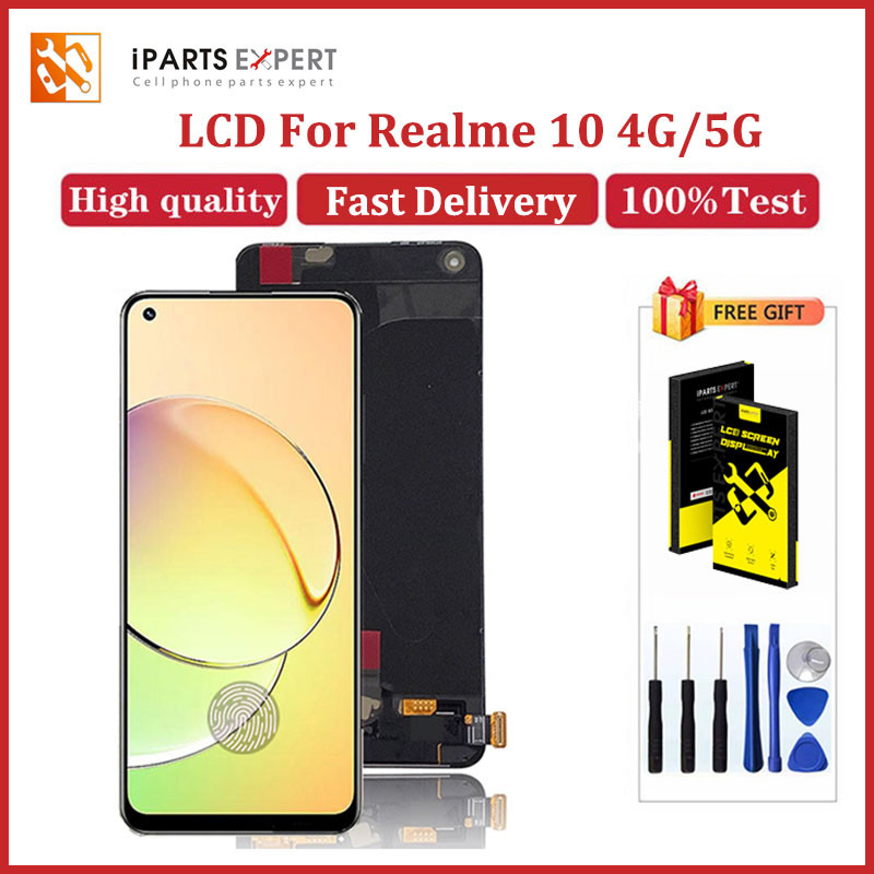 IPARTSEXPERT AMOLED Original LCD For Oppo Realme 10 4G 5G RMX3630 LCD ...