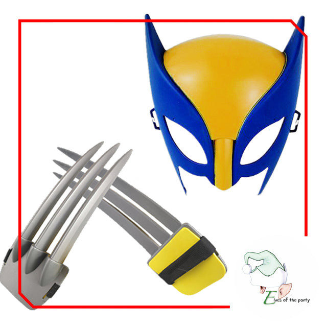 Marvel X-Men Wolverine Mask and Claw Super Hero Roleplay Costume ...