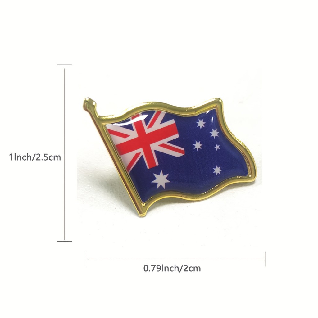 Flag brooch of Oceania countries, flag brooch of Australia and New ...