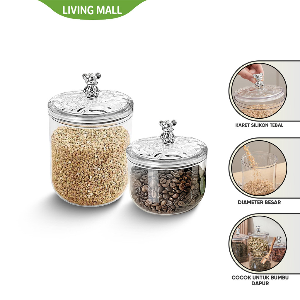Living MALL Kitchen Spice Jar/Rice Anti Flea Jar E42 Multipurpose ...