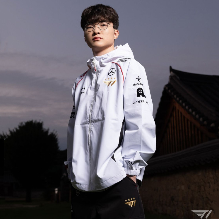 【Exclusive Sale】2024 T1 LOL S14 Worlds Five-Star Jacket “Faker” Same ...