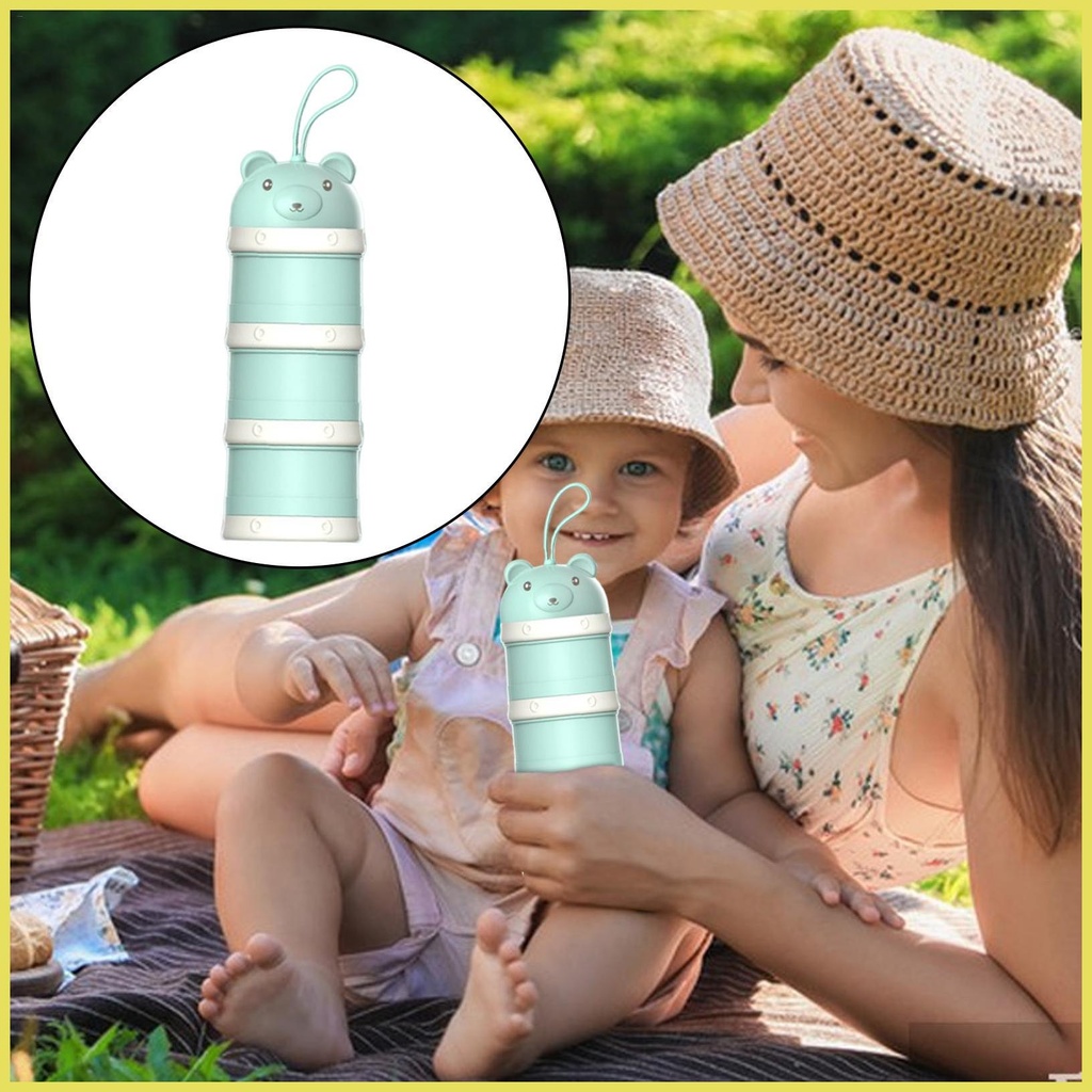 Travel Formula Dispenser Portable Milk Powder Dispenser Three ...