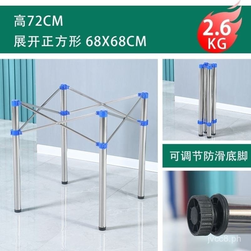 #Portable Table Legs Bracket Stainless Steel Table Legs Mahjong Table ...