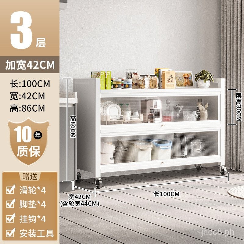 Living Room Multi-Layer Floor Standing Storage Cabinet Multi-Functional ...
