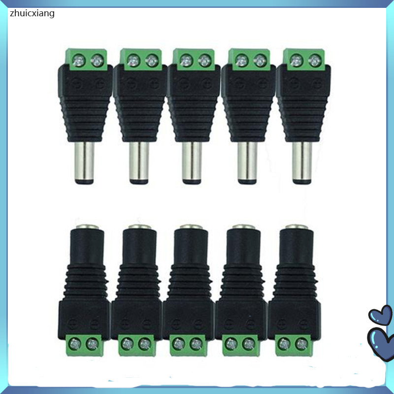 Connector Dc Power Socket Adapter Solderless Cable Connectors Revolving ...