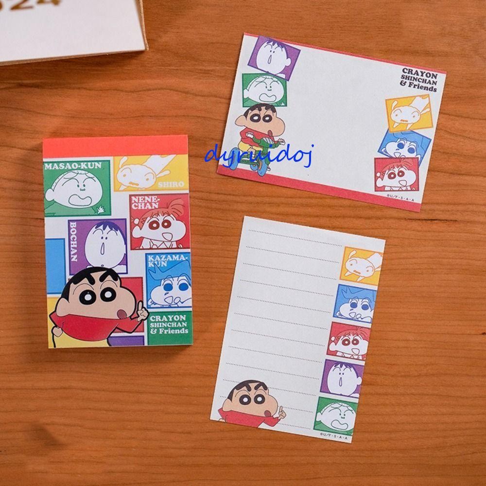 DYRUIDOJ Crayon Shin Chan Note Paper, 420Sheets Dog Memo Reminder Paper ...