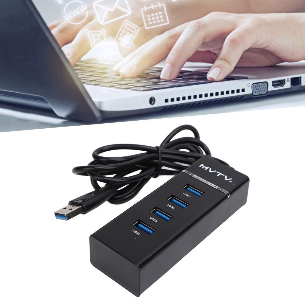 Yaouy USB Hub Portable Plug and Play Docking Station 4 Port Safe with ...