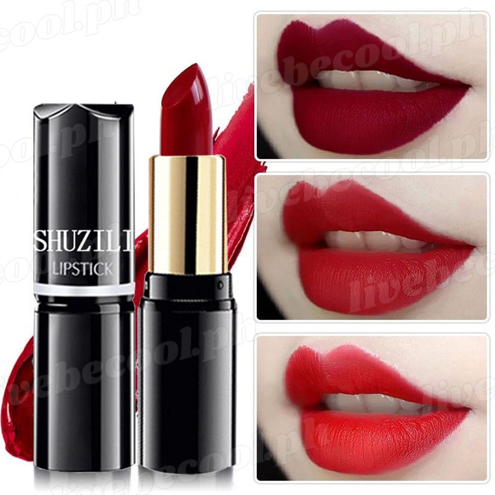 【undersell】 Shuzili Round Tube Lipstick Matte Waterproof Moisturizing ...