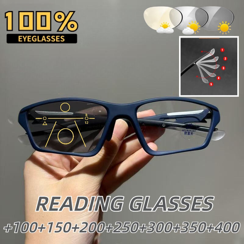 Adjustable Anti Slip Double Vista Bifocal Active Eye Glasses Grade Anti ...
