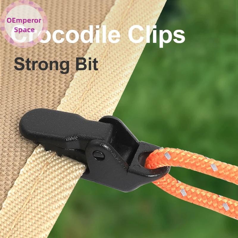 OEmperor 5pcs Sturdy Tent Clips Outdoor Tarpaulin Clips Anti-wind Fixed ...