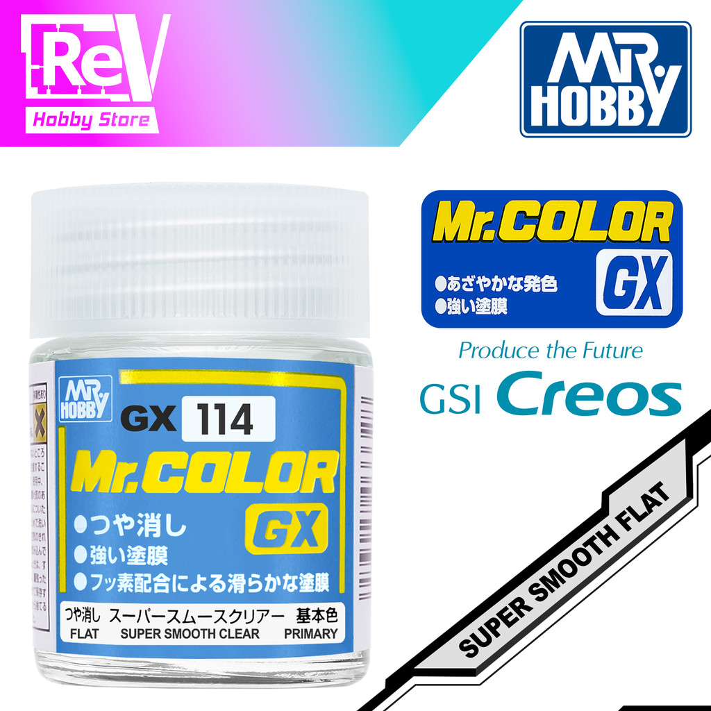 Mr COLOR GX SUPER CLEAR SMOOTH FLAT GX114 | Shopee Philippines