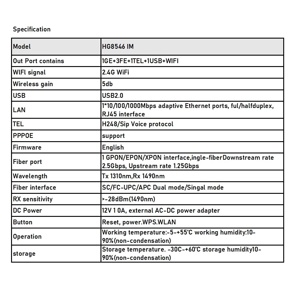 Brand new HG8546M and HG8145V5 optical network unit EPON, optical ...