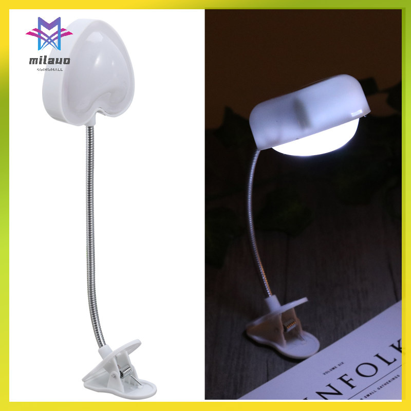 Lamps Adjustable Clamp Light Clip Mini Desk Romantic Child Lights Love ...