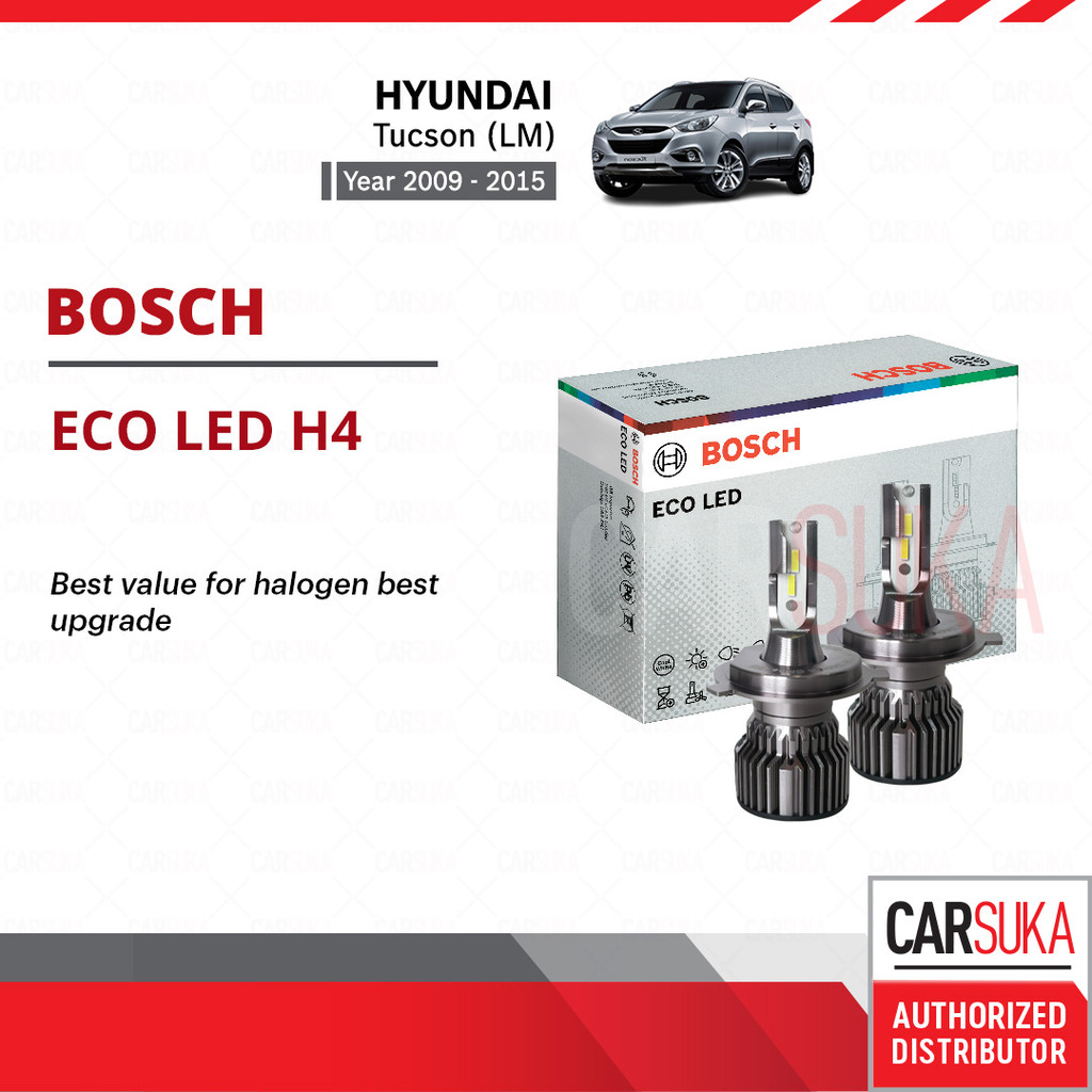 BOSCH ECO LED H4 Halogen Headlight Retrofit Bulb for Hyundai Tucson (LM ...