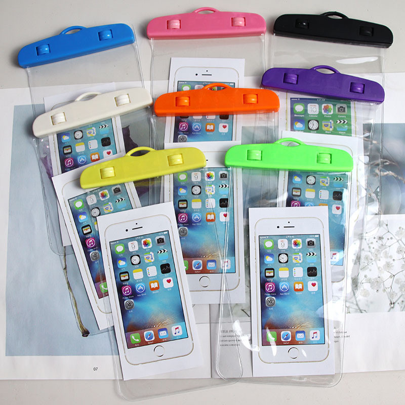1pc Touch screen swimming hot spring transparent mobile phone ...