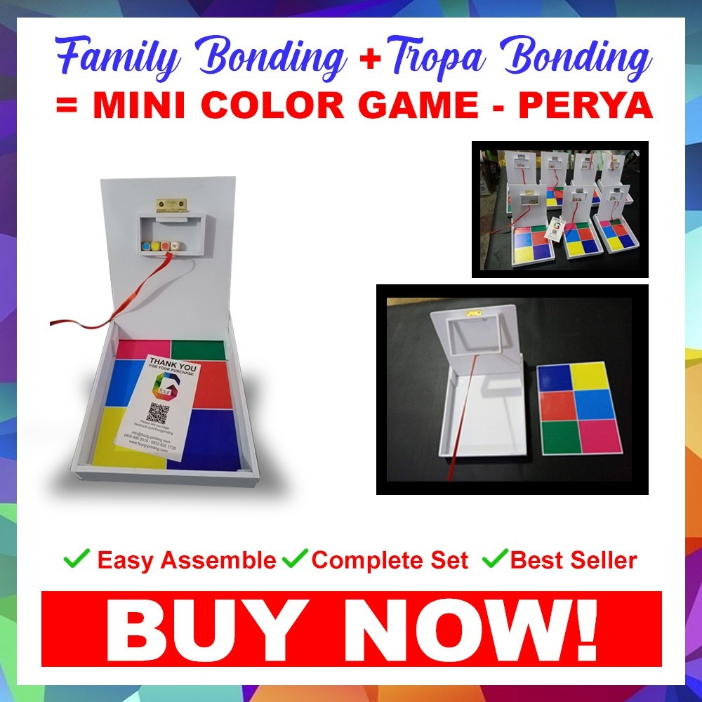 Color game perya game complete set with dice and color board | Shopee ...