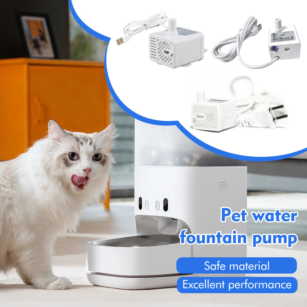 Efficient DC 5V Submersible Pet Water Fountain Pump for Cats and Dogs ...