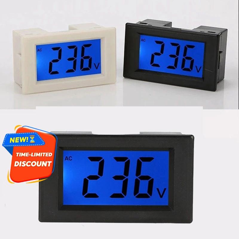 Digital Display Meter - Two-Wire LCD Voltmeter for Accurate AC Voltage ...