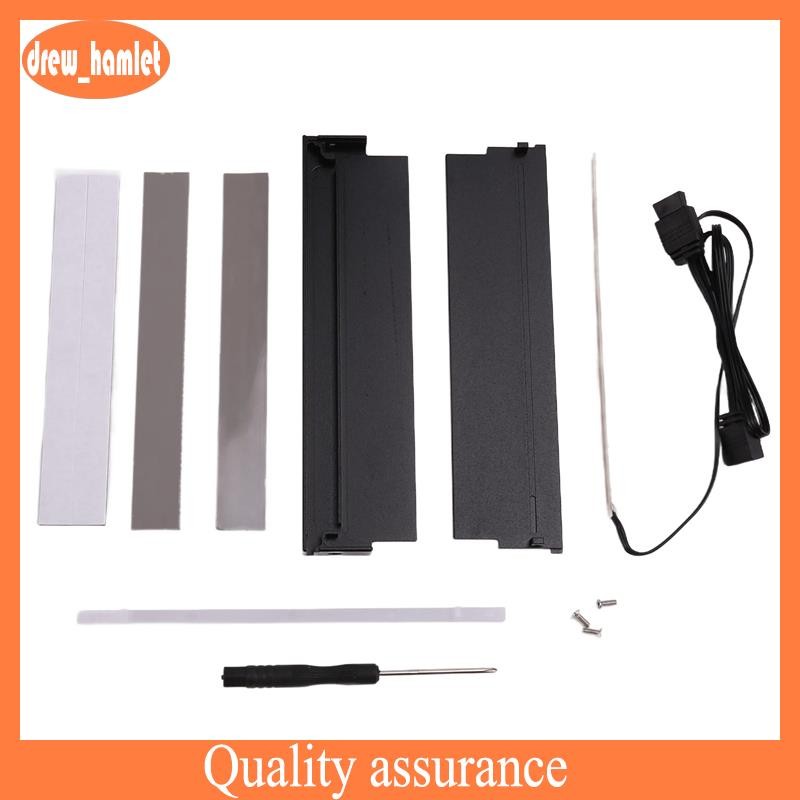 5V-3PIN ARGB RAM Heatsink Cooler Memory Cooling Vest DDR3 DDR4 DDR5 ...