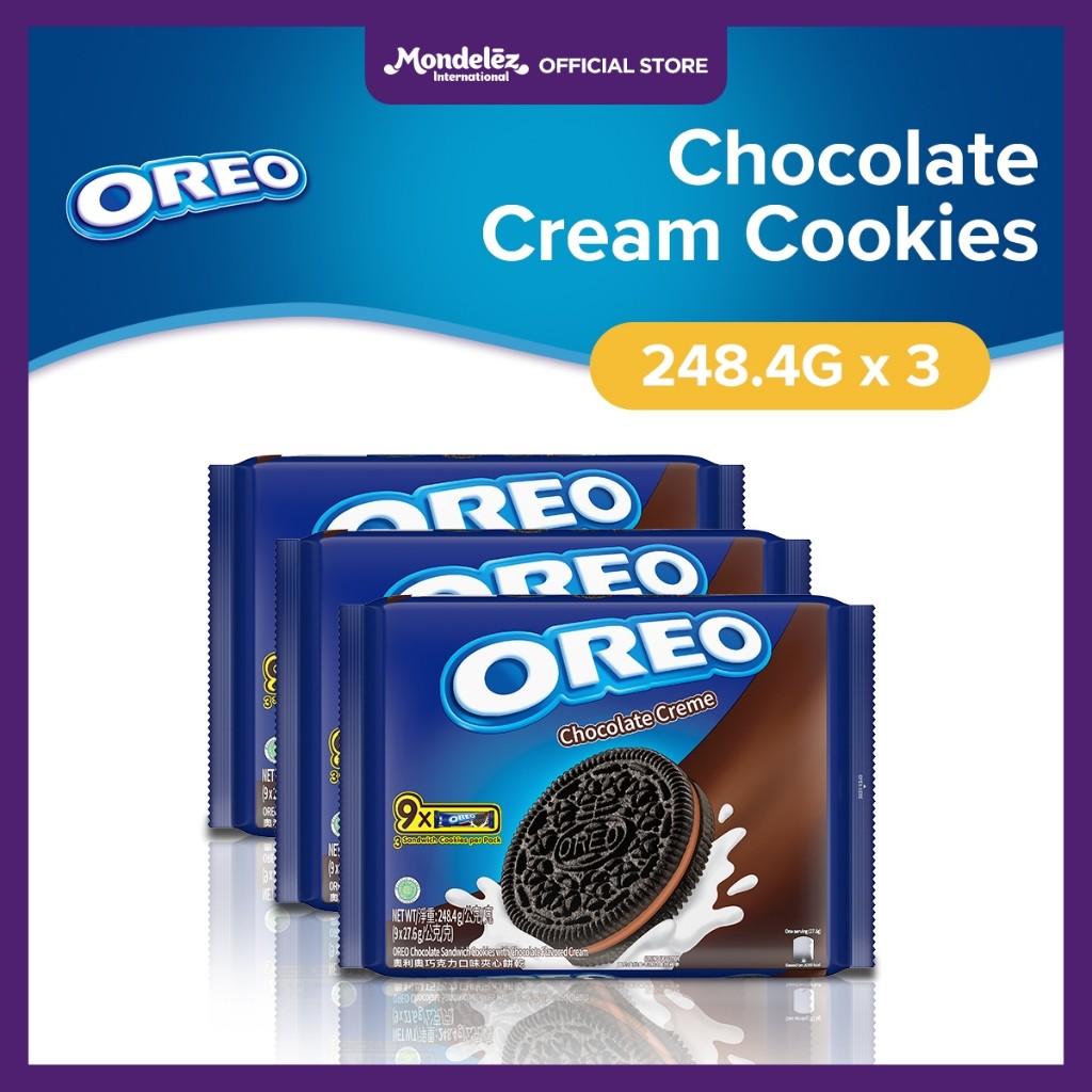 Oreo Multipack - Chocolate Flavor 248.4g (Set of 3) | Shopee Philippines