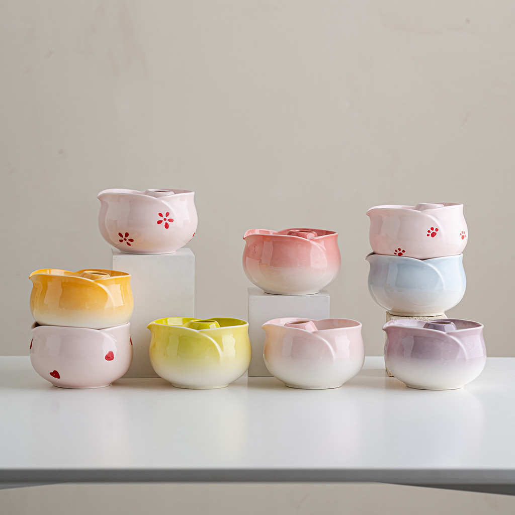 Flower Matcha Tool Set Ceramic Matcha Bowl matcha mixer set matcha set ...