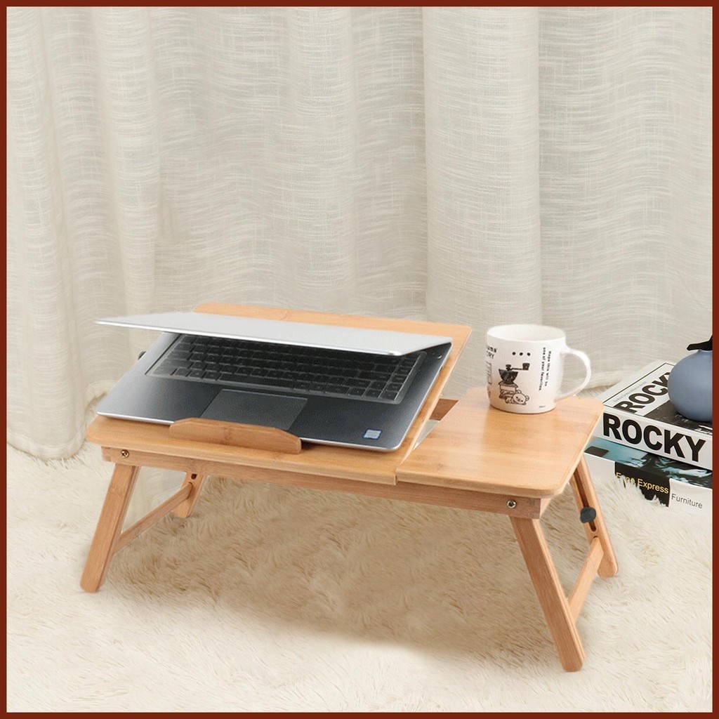 Bed Desk For Laptop Bed Desk With 5 Adjustable Angles Bed Desk Table ...