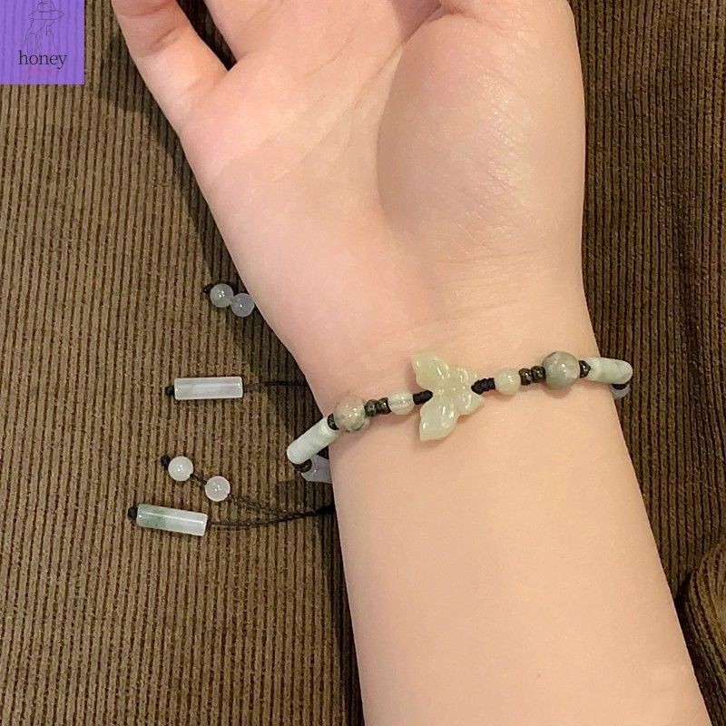 Niche Simple Bracelet Cool Style Bracelet Butterfly Bamboo Joint Beaded ...