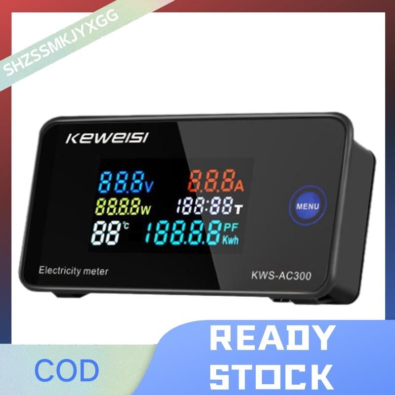 KEWEISI,KWS-AC300 Digital Voltmeter AC 50-300V Voltage 45-65Hz Power ...
