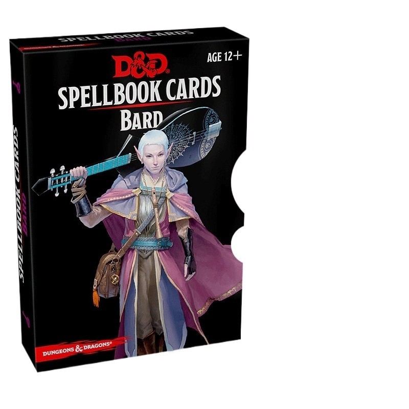 English Original D & D Spellbook Cards Bard Dungeons and Dragons Magic ...