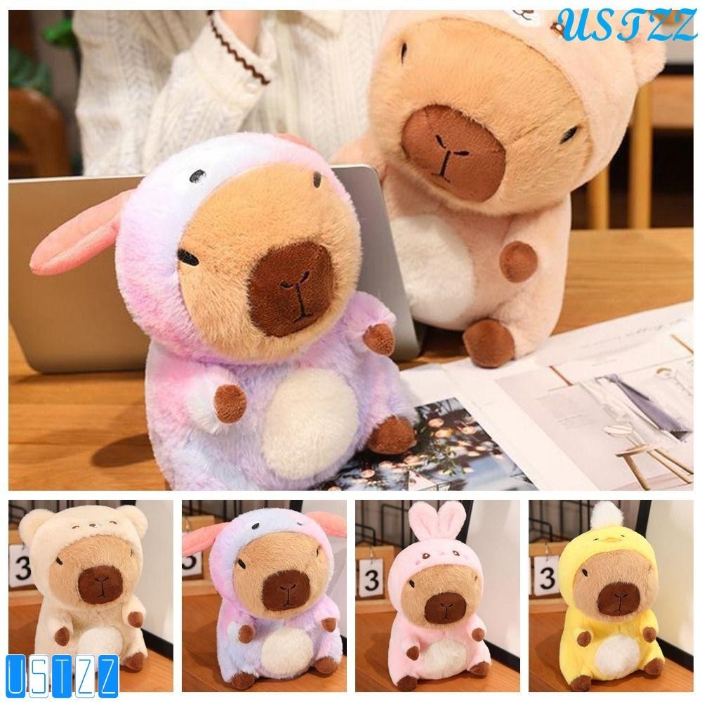 USTZZ Capybara Plush Toy, PP Cotton Cosplay Capybara Change Suit Doll ...