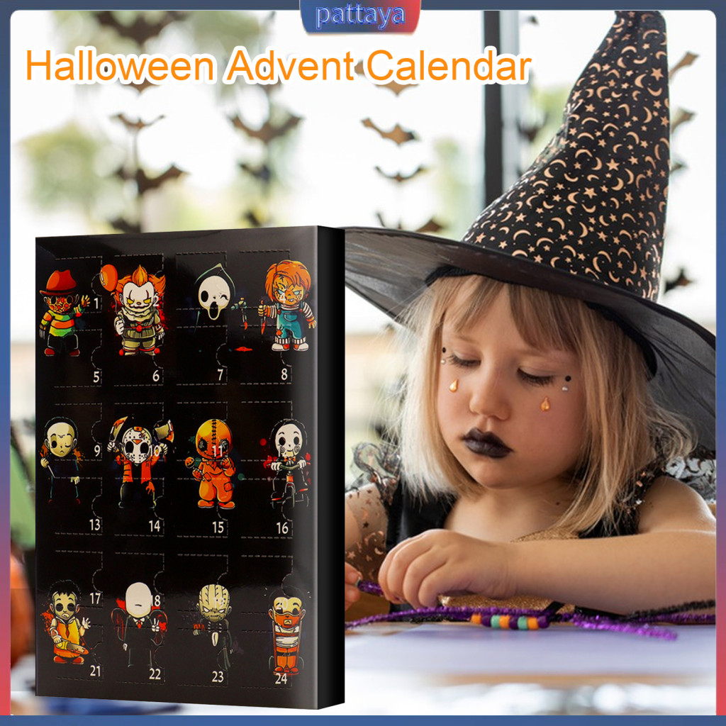 {pattaya} Halloween Blind Box October Toy Calendar Spooky Halloween ...