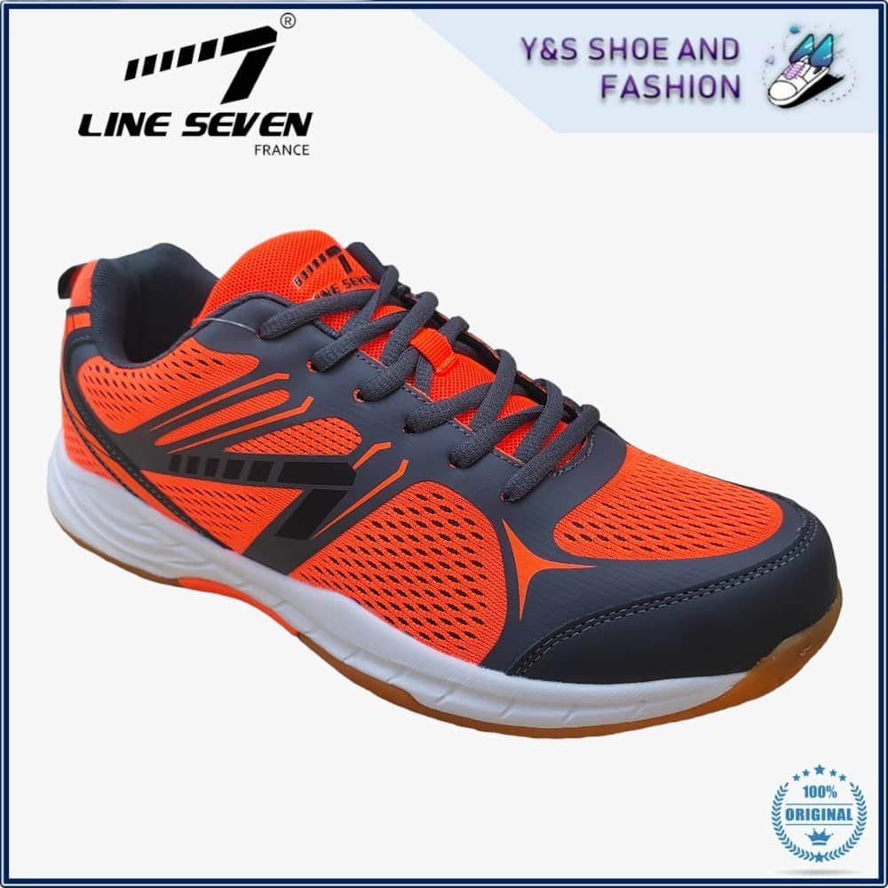 Line 7 Indoor Court Badminton Sport Shoe Kasut Badminton Line 7 2610 ...