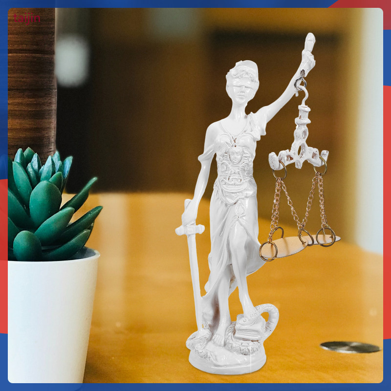 Elegant Goddess of Justice Resin Statue for Home and Office Decor ...