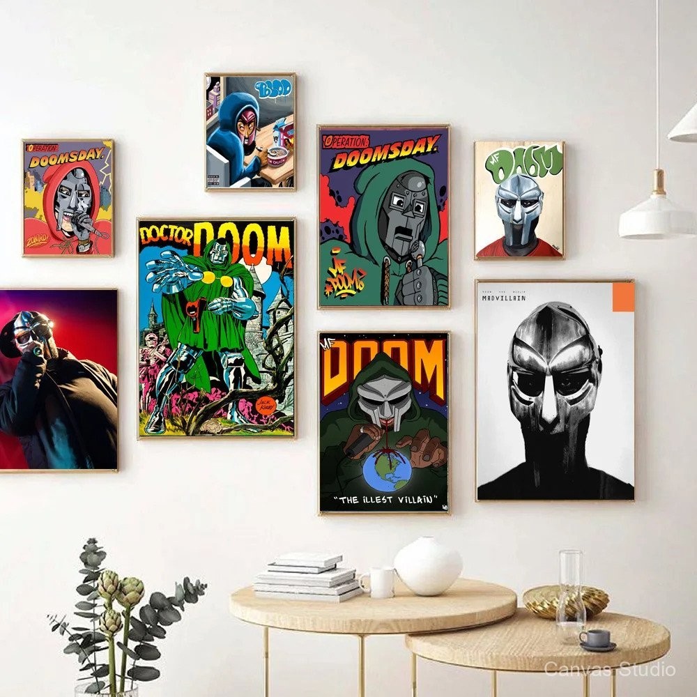 NT1451 MF DOOM Hip Hop Rapper Singer Music Cover Album Star Poster ...